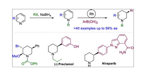 Catalytic Enantioselective Synthesis Of 3 Piperidines From Arylboronic