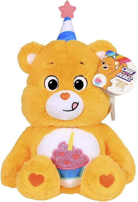 Care Bears 9 Bean Plush Glitter Belly Birthday Bear Soft Huggable