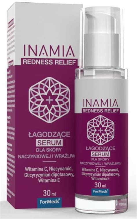 Inamia serum Redness Relief cera naczynkowa 30 ml Formeds Skład