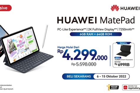 Huawei Hadirkan Matepad Versi Terbaru Dengan Ram Gb Pricebook