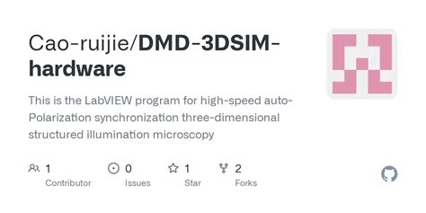 Github Cao Ruijiedmd 3dsim Hardware This Is The Labview Program For High Speed Auto