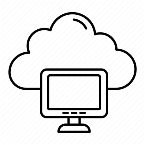 Cloud Computing Database Server Signal Global Earth Icon