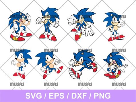 Sonic Svg The Hedgehog Vectorency