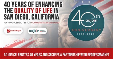 Adjoin Celebra 40 Años Y Se Asocia Con Readersmagnet Adjoin