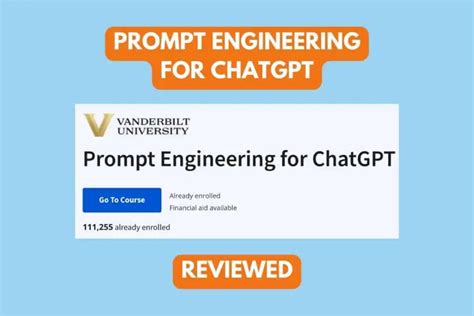 Coursera Prompt Engineering For ChatGPT Review 2023