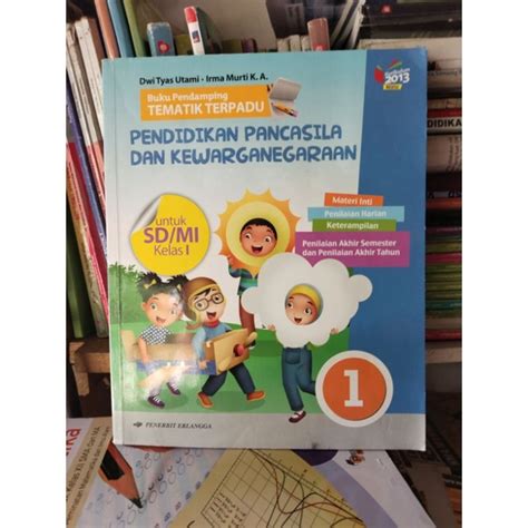 Jual Buku Pendamping Tematik Terpadu Ppkn Pendidikan Pancasila Dan