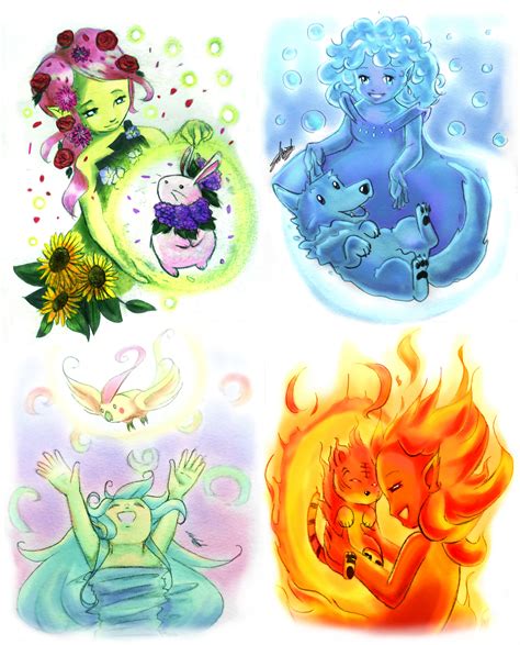 Artstation Elemental Nymphs