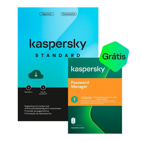 Kaspersky Standard + Password Manager | KaBuM!