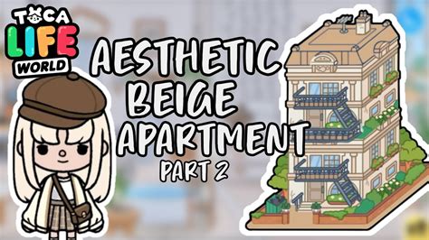 Aesthetic Beige Apartment Pt Beak Street Building Toca Boca