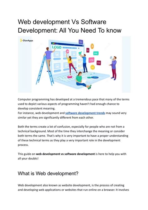 PPT Web Development Vs Software Development All You Need To Know PowerPoint Presentation ID