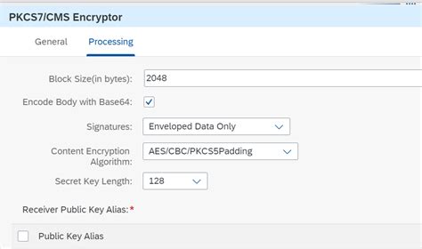 Query On Pkcs7cms Encryptor In Cloud Integration Sap Community