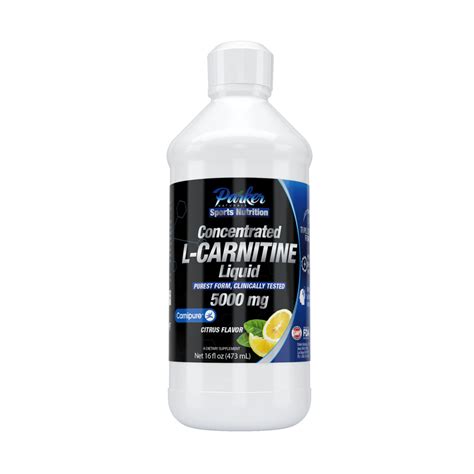 TOP RATED L-Carnitine 5000 Mg Dietary Supplement Liquid | Parker Naturals