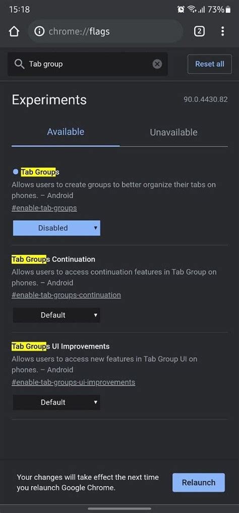Update Disabled How To Turn Off Google Chrome For Android S Grid View For Tabs