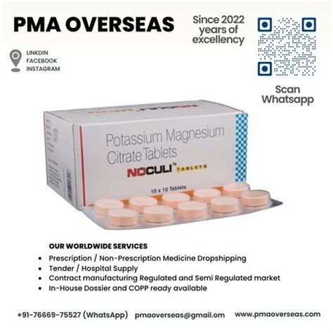 Noculi Tablet At ₹ 62 Bottle Potassium Magnesium Citrate Suspension In Nagpur Id 2854001289497