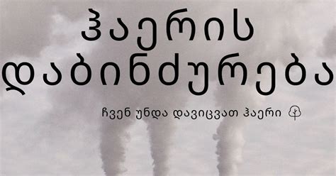 ჰაერის დაბინძურება მთავარი