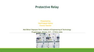 This Is Based On Switchgear And Protection Of Power System PPT