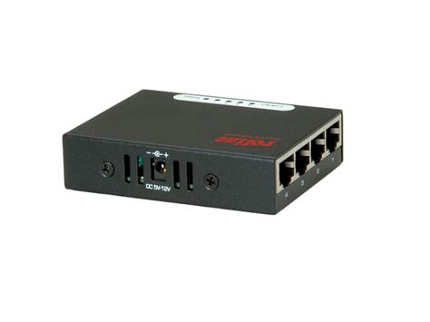 Roline Gigabit Ethernet Switch Pocket 4 Ports Secomp International Ag