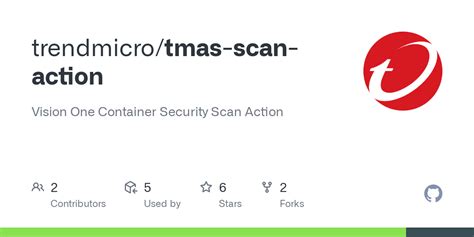 GitHub Trendmicro Tmas Scan Action Vision One Container Security
