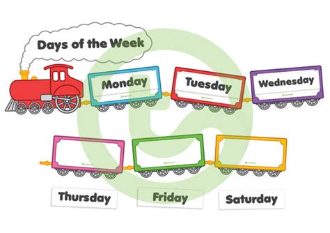 Days Of The Week Sorting Activity Teach Starter