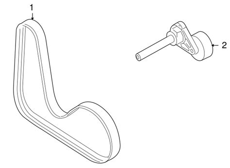 2008-2018 Volkswagen Serpentine Belt 06J-260-849-D | vwpartscenter