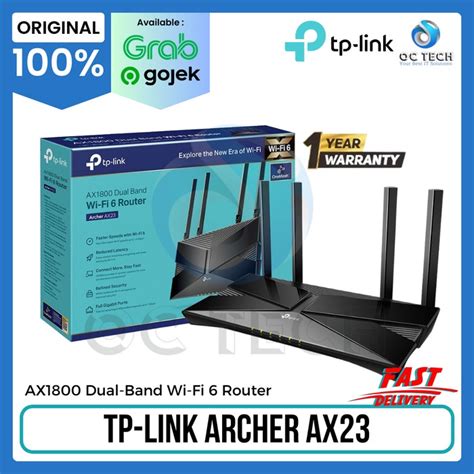 Jual Tp Link Archer Ax23 Ax1800 Dual Band Wi Fi 6 Router Wireless