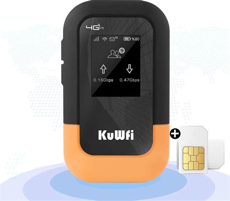 Amazon Com KuWFi G LTE WiFi Mobile Hotspot Device Mbps WiFi Hotspot Portable Travel Router