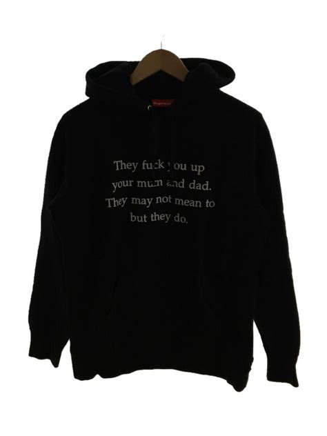 Supremeシュプリーム 16awthey Fuck You Up Hoodieパーカーmコットンブラック 古着の販売・通販ならセカンドストリート