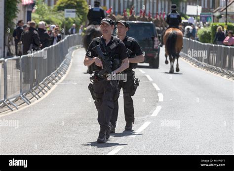 Police Security At The Royal Wedding Of Prince Harry And Meghan Markle