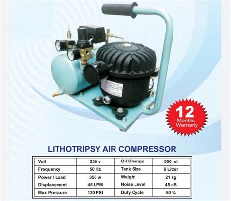 Pneumatic Lithotripter Air Compressor Machine 230 V At ₹ 35000 Piece In Ahmedabad