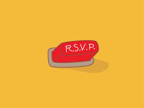 Rsvp Button  By Bigshot Robot On Dribbble