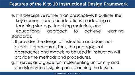 May29 Revisionthe K To 10 Instructional Design Frameworkpptx