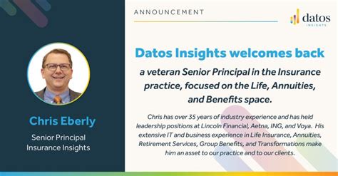 We Are Happy To Welcome Chris Eberly Back To Datos Insights His Experience Will Further Enhance