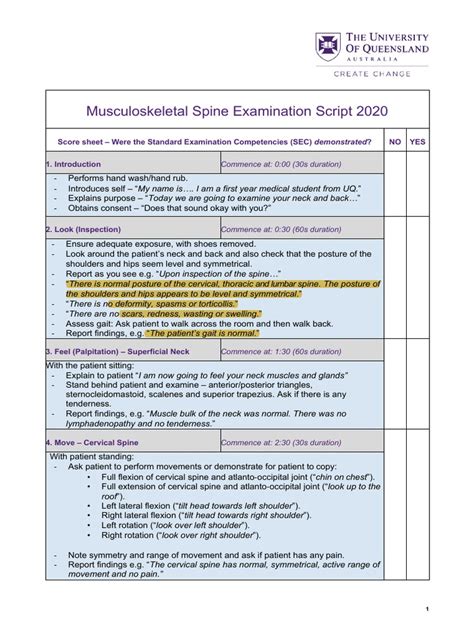msk spine script pdf