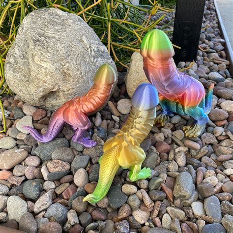 Rainbow Dino Dick Dickasaurus Rex Bachelorette Party T Etsy