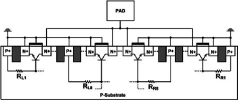 Cross Sectional View And Equivalent Circuit Along Aa Line In Fig 3