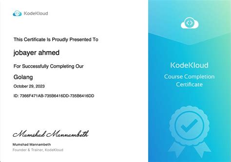 Jobayer Ahmed On Linkedin Kodekloud Go Postgresql Golangdeveloper