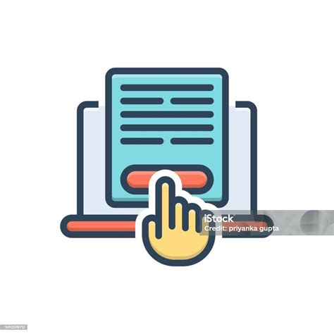 Submitting Submit Stock Illustration Download Image Now Certificate