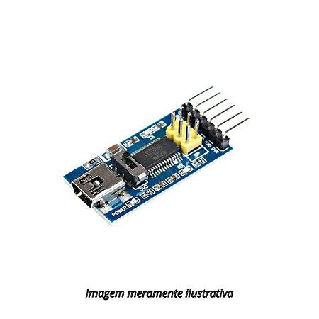 Módulo Conversor FTDI FT RL USB para TTL Chave V V Arduino e Raspberry em Manaus é