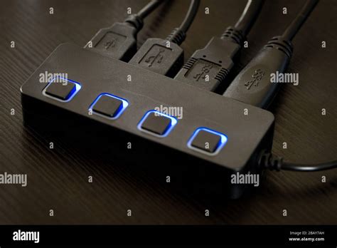 Multiple USB Hub Device Stock Photo Alamy