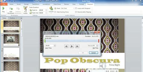Add Record Audio To PowerPoint
