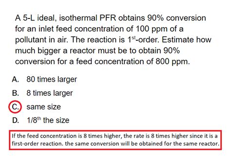 Isothermal Plug Flow Reactors Summary LearnChemE