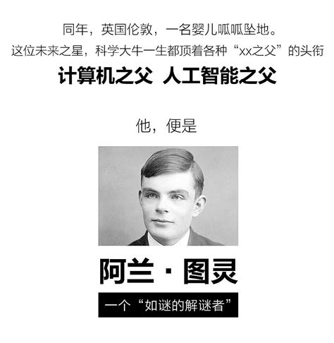 艾伦·图灵 一个如谜的解谜者 北河电商设计 站酷zcool