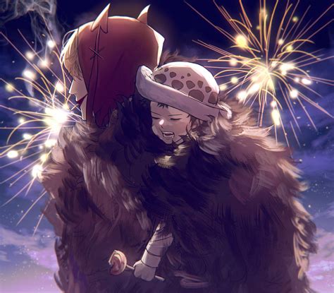 Trafalgar Law And Donquixote Rocinante One Piece Drawn By Bin