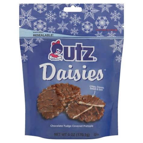 Utz® Daisies™ Chocolate Fudge Covered Pretzels 6 Oz Kroger