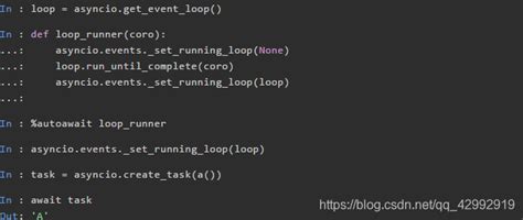 Python之深入理解asyncio三no Running Event Loop Csdn博客