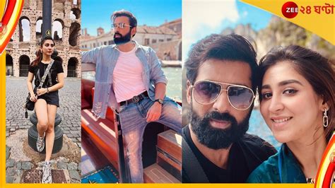 Ankush And Oindrila জীবনে নতুন ঐন্দ্রিলা ইতালিতে প্রেমে মজেছেন অঙ্কুশ