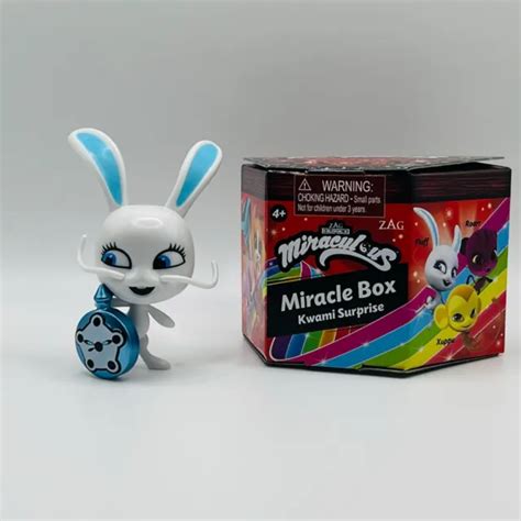 Rare Miraculous Ladybug Miracle Box Fluff The Bunny Rabbit Kwami Toy