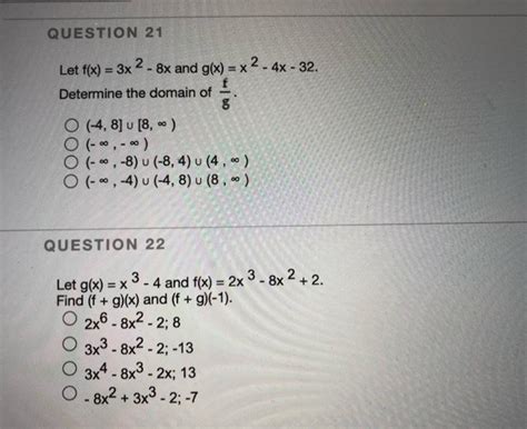 solved question 5 determine which two functions are inverses