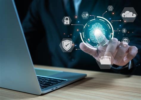 Premium Photo Fingerprint Scanning Biometric Authentication
