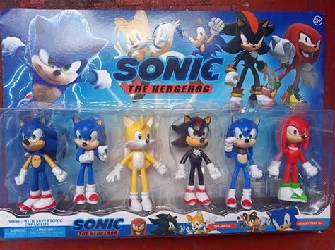 Sonic The Hedgehog 6in1 Toy New Sonic 2 Lazada Ph